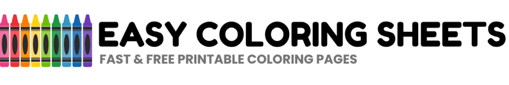 Coloring Pages - Easy Coloring Sheets