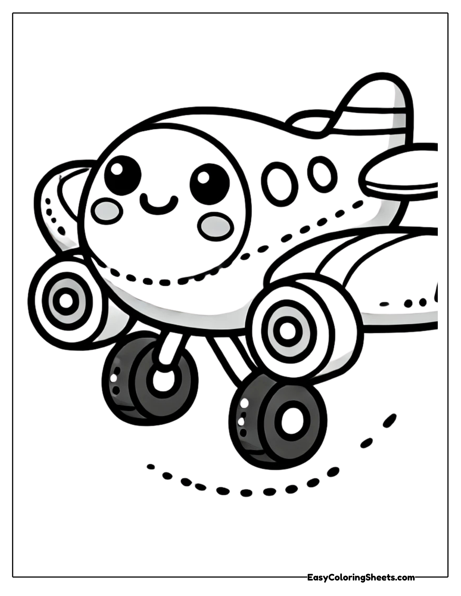 Airplane Coloring Pages (Free PDF Printable) - Easy Coloring Sheets